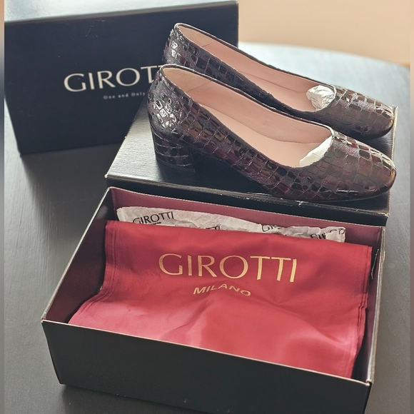 Girotti Milano | Shoes | Nwot Girotti Milano Womens Deep Redmaroon ...